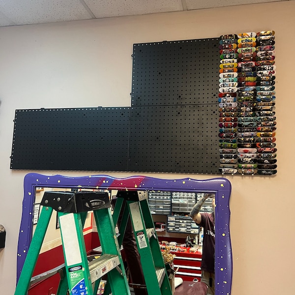Fingerboard Racks for Pegboard- Ikea Skadis and Uppspel, Container ...