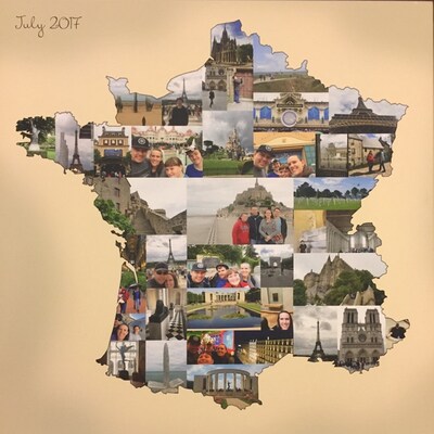 Country Shaped Photo Collage Country Map Place or Any Shape Collage ...