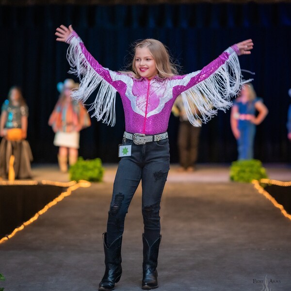 Turquoise Rider -- Arena Rodeo Queen Shirt -- Size Child 5/6 - Adult ...