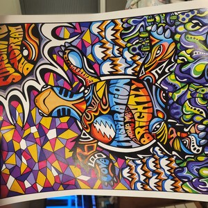 CHINA CAT Psychedelic Rock Poster - Etsy