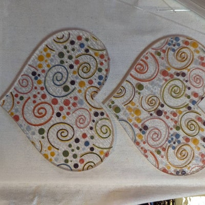 Fancy Script Alphabet Monograms Ceramic Decals Enamel Decal Fusible ...