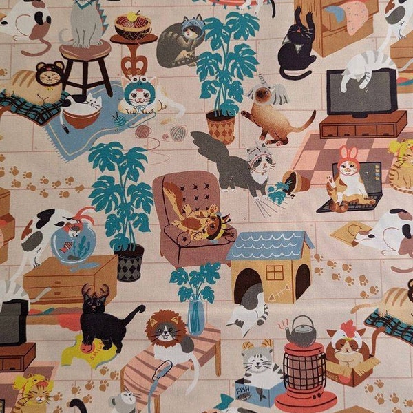 Liberty Tree of Life Fabric - Liberty Quilting Cotton - Colourful ...