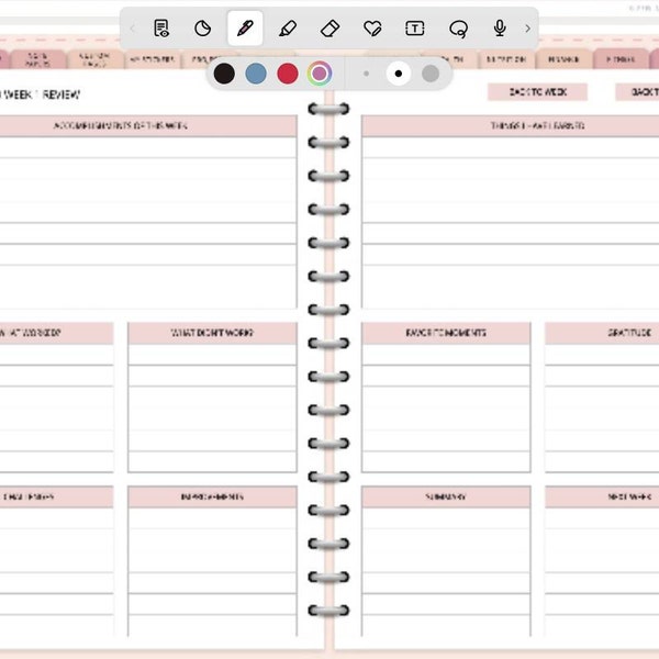 Digital Notebook, Student Notebook, Goodnotes Notebook, iPad Notebook ...