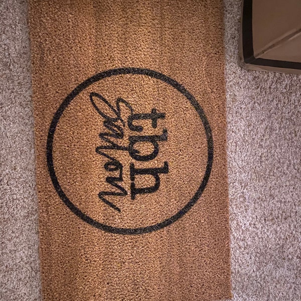 Business Logo Doormat, Personalized Doormat, Custom Welcome Mat ...