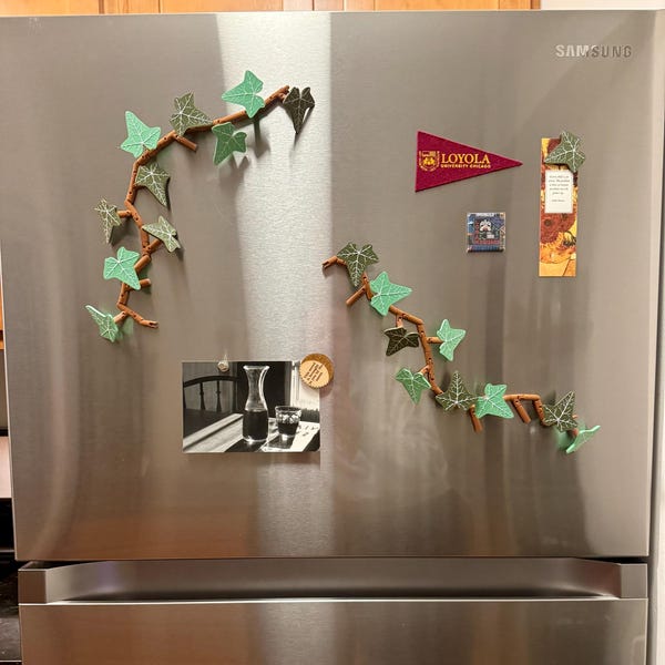 English Ivy Fridge Magnet | Forgecore Plants | Nature Plant Lover Decor ...