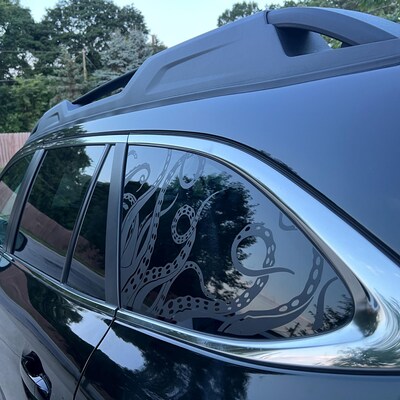 Quarter Window, FIT Only Sequoia 18-23 , Window Decal Overlay, Rear ...