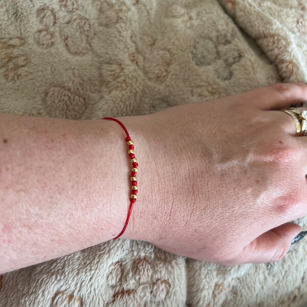 Red String Bracelet / Red String Protection Bracelet / Amulet Red ...