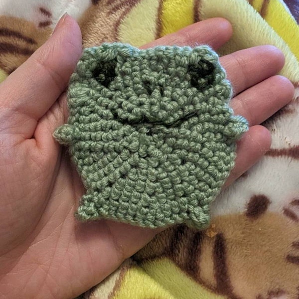 Crochet Pattern Coaster Frog Coaster 2 in 1 Pattern Amigurumi Pattern ...