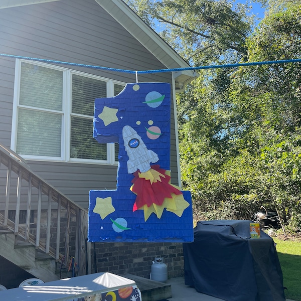 Space Number Pinata - Etsy