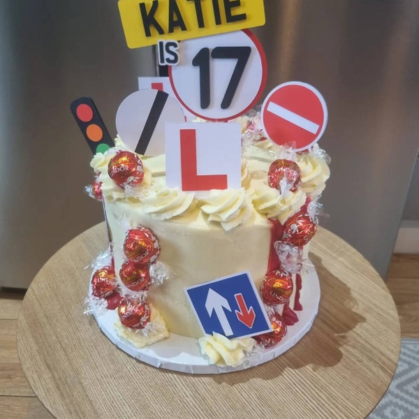 Personalised Learner Driver Cake Topper | New Driver Cake Topper | L ...