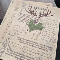 Demon Journal Pages - Demonology Supernatural Ritual - Latin Spells of ...