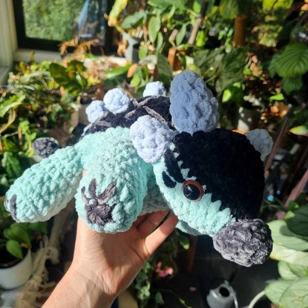 PATTERN ONLY- Bumpy Ankylosaurus Cute Crochet Plush Pattern ...