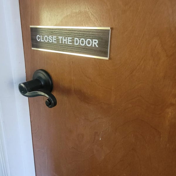 Business Name Tag for Work - Custom Engraved Plaque Green Plastic Plate ...