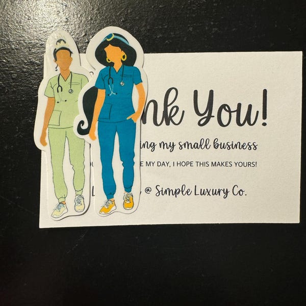 Princess Nurse Sticker, Nursing Sticker, Princess Sticker, Disney Nurse ...