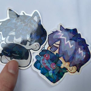 Holo Rpgmakerhorror Pet Charms Omori, Mogeko Castle, End Roll, Ib - Etsy
