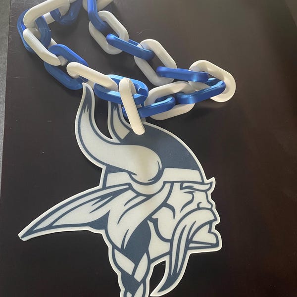 Custom Fan Chain Giant Logo Necklace Sports Homerun Turnover Jumbo ...