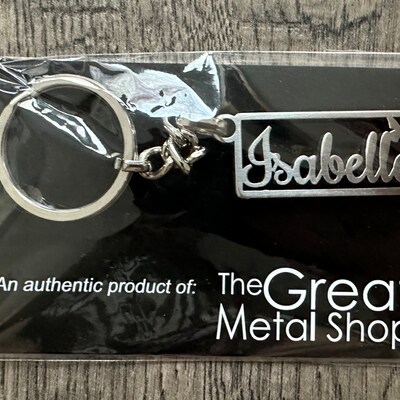Name Keychain, Christmas Gift Custom Keyring, Your Name Keychain ...