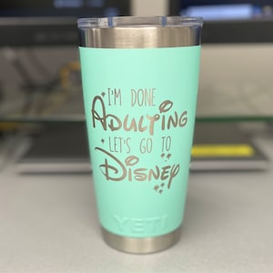 Disney YETI, Personalized 20 Oz YETI, Tinkerbell, Goofy, Frozen, Olaf ...