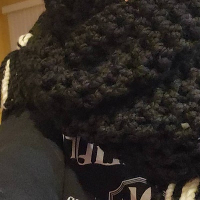 Wednesday Addams Inspired Snood Enid Scarf Infinity Scarf With - Etsy