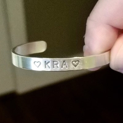 Baby Cuff Bracelet Sterling Silver Personalized Gift for Toddler New ...