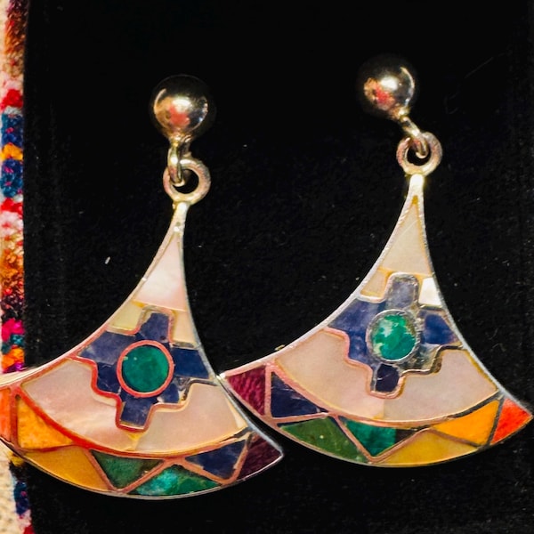 Peruvian Chakana Sacred Cross Pendant L Sustainable 950 Silver Handmade ...