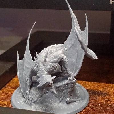 Vouivre Soldier Roar, 3d Printed RPG Miniature Model, Dugeons and ...