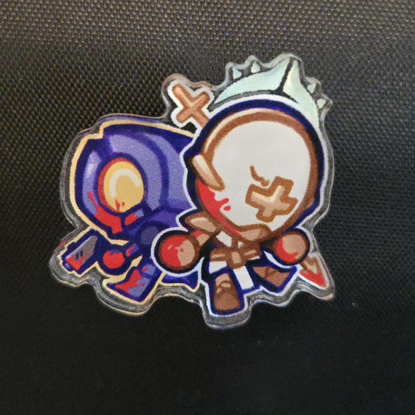 ULTRAKILL V1 and Gabriel Acrylic Pin, Ultrakill Charm, Backpack Decor ...