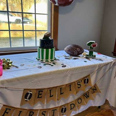 First Down Birthday, First Down Football Party, Rookie Year Birthday ...