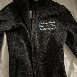 Telemetry Nurse Jacket Personalized With Embroidery - Etsy