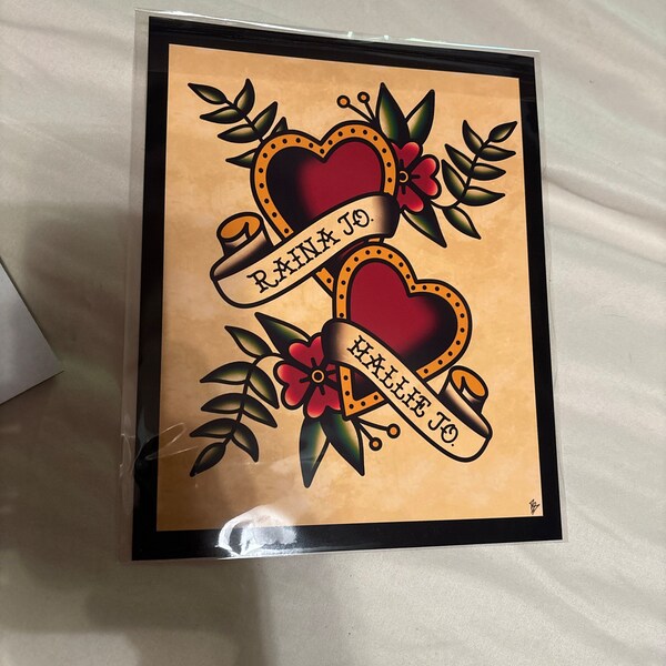 American Traditional Cowboy Tattoo Flash Art Print - Etsy