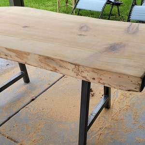 Metal A Frame Table Legs Set of 2 Modern Industrial Legs Made in the ...