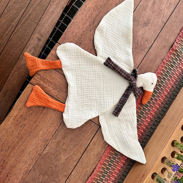 Goose Lovey Blanket Pattern Digital Goose Sewing Pattern Comfort ...