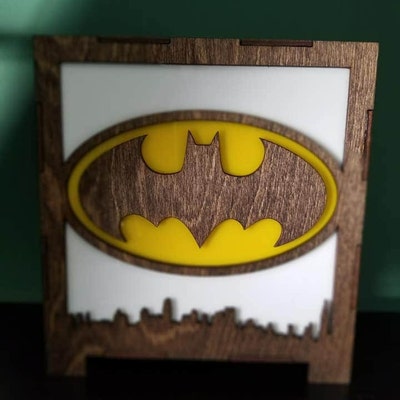 Batman Table Lamp DC Comics - Etsy