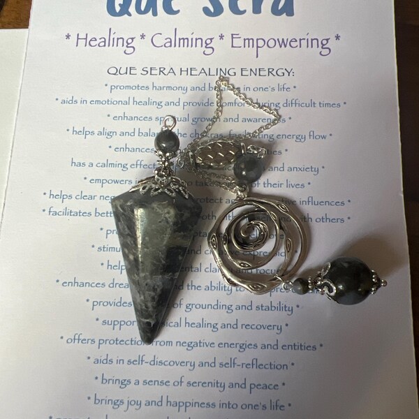 Ornate Chamber Pendulum, With Herkimer Like Diamondl, Unique Pendulum ...