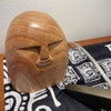 Funny Face, Funny Wood Meme, Wood Face Figurine, Wood Carving, Table ...