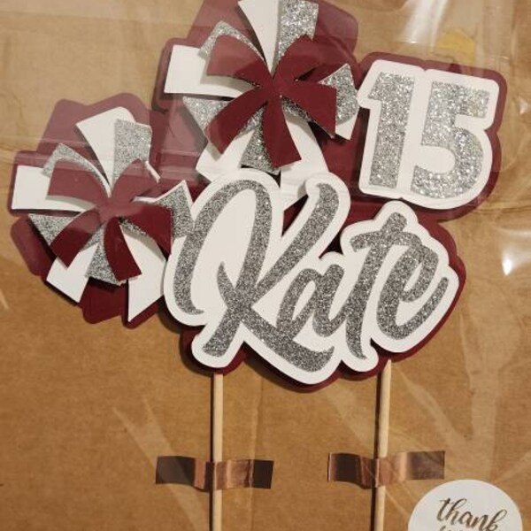 Cheer Team, Dance Team Graduation Centerpiece Picks, SET OF 3, 2025 ...