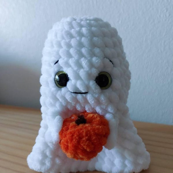 PATTERN: Low Sew Plush Ghasper the Sheet Ghost - Crochet Ghost With ...