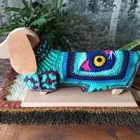 Cat Face Granny Square - Etsy Australia