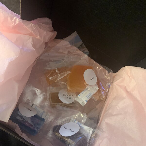 Peach Moonstone Kohakutou Candy, Edible Jewelry, Vegan, Gluten Free ...