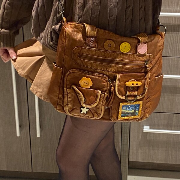 Black Punk Rivet Unique School Bag,unisex Large Capacity Goth Casual ...