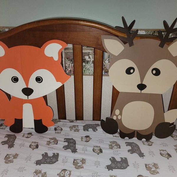 Woodland Animals, SVG Cut Files, Woodland Nursery, Baby Forest Animals ...