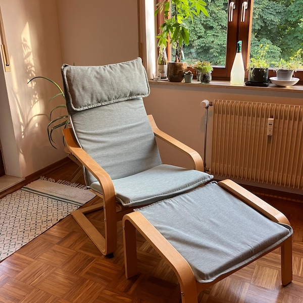 Ikea Poang Cover Ikea Poang Chair Cover Poang Chair Cushion Compatible ...