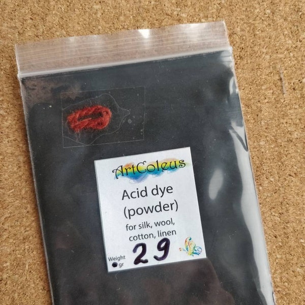 Acid Dye (powder)dyeing Wool and Silk Fabric, Dyeing Cotton Linen ...