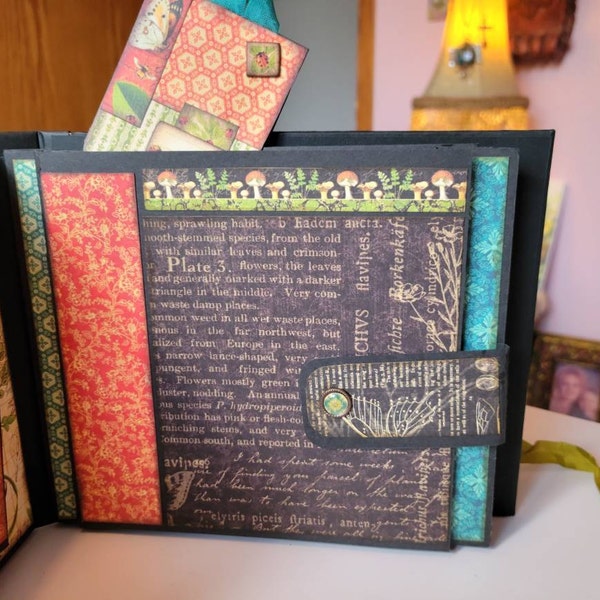 Graphic 45 an Eerie Tale Mini Album TUTORIAL - Etsy