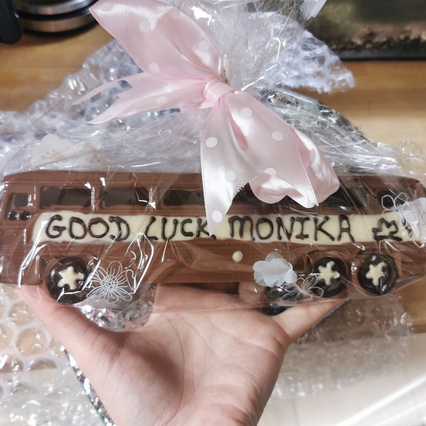 Hand-made Belgian Chocolate Bus. Choose From 2 Variations - Etsy UK