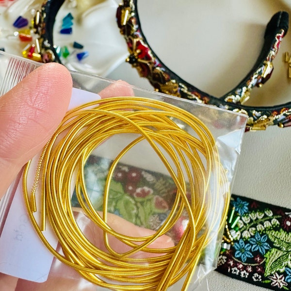 Soft French Wire/bullion Wire for Jewelry Finishing and Gold Embroidery ...