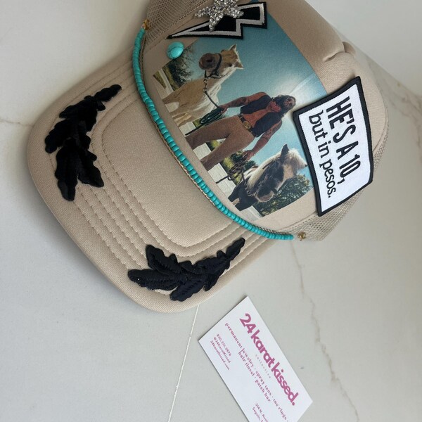 Koe Wetzel Hat, Texas Country Artist, Trendy Trucker Cap, He’s a 10 but ...