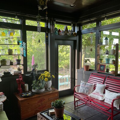 Multi-layer Rustic Window Sill Shelf for Succulents, Wandering Jew ...