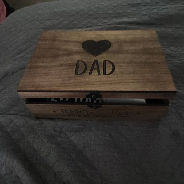 Wooden Walnut Oak Memory Keepsake Box Personalized Gift for Her, Girl ...