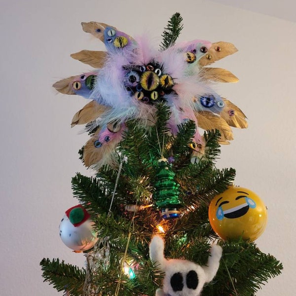Biblically Accurate Angel Goth Baby Tree Topper, Dark Seraphim ...